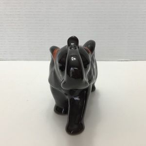 Canuck | Accents | Canuck Pottery Elephant Drip Glaze Red Black Quebec ...